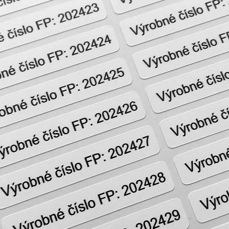 Papierové nálepky - Nalepky.Online